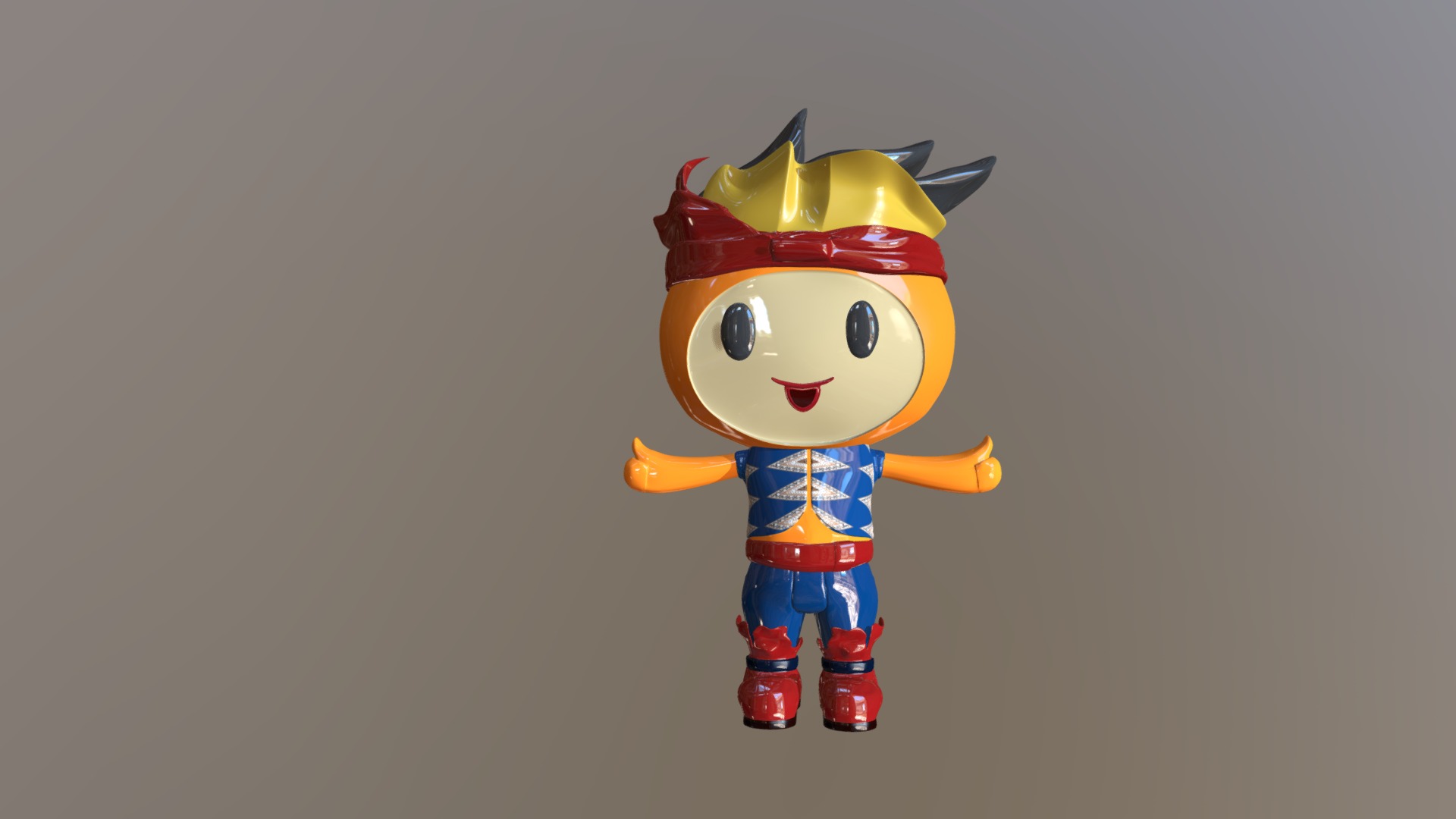 Maskot Kampung Budaya 2018 - 3D model by DDM Kampung Budaya 2018 ...