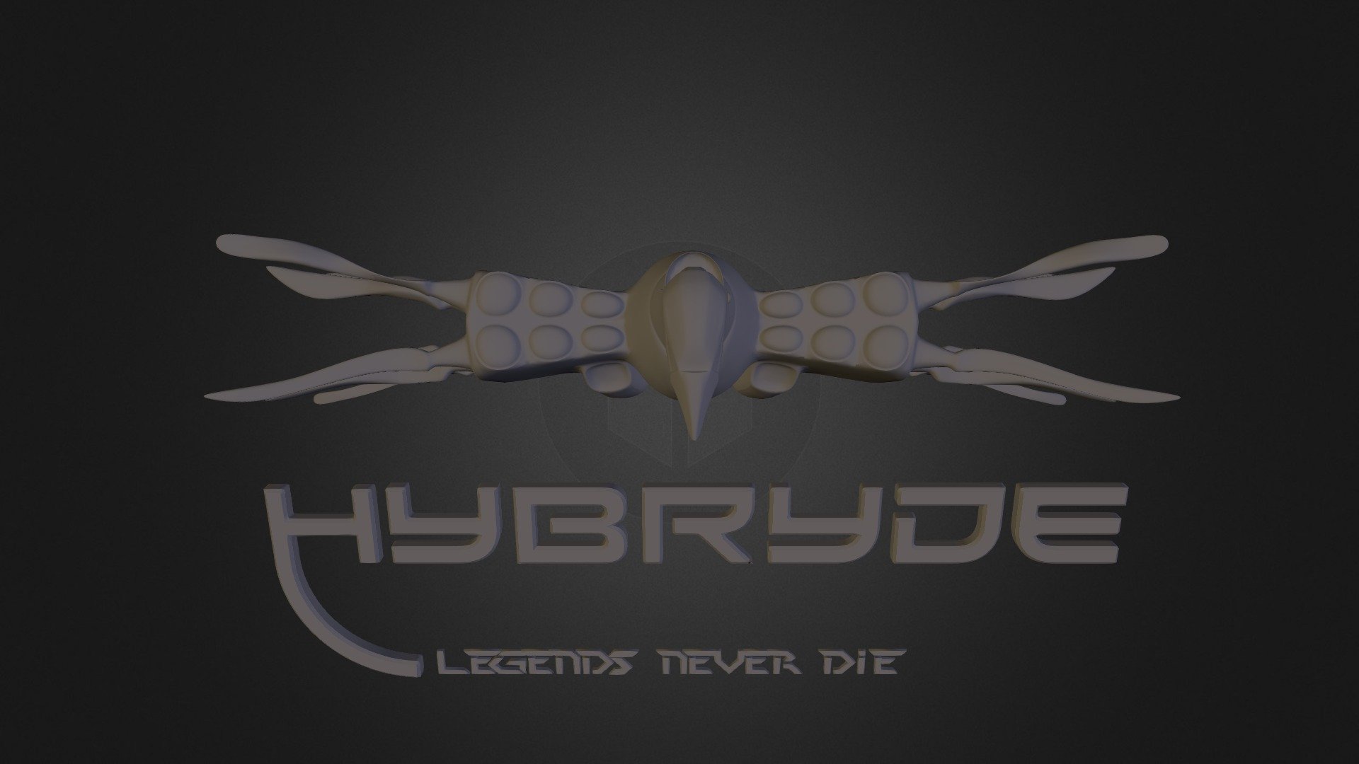 Logo HYBRYDE - 3D model by chrisripp [a24488a] - Sketchfab