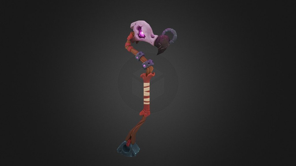 Buzzard Staff - 3D model by David DeCoster (@david.decoster) [a2458cd ...