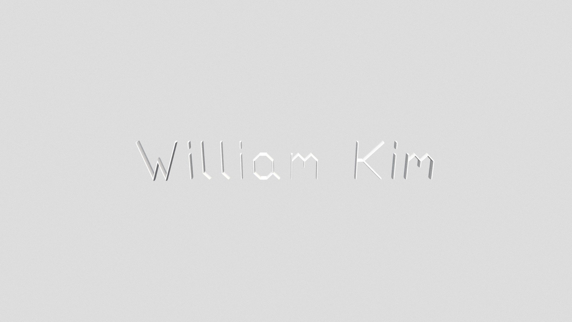 William Kim - Signiture - Download Free 3D model by kim3700 [a246486 ...