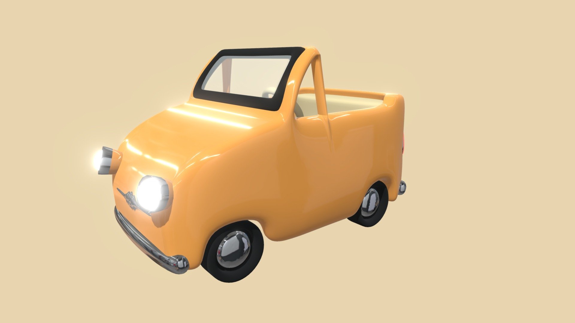 Cute car - Download Free 3D model by Citron Vert (@citron.vert ...