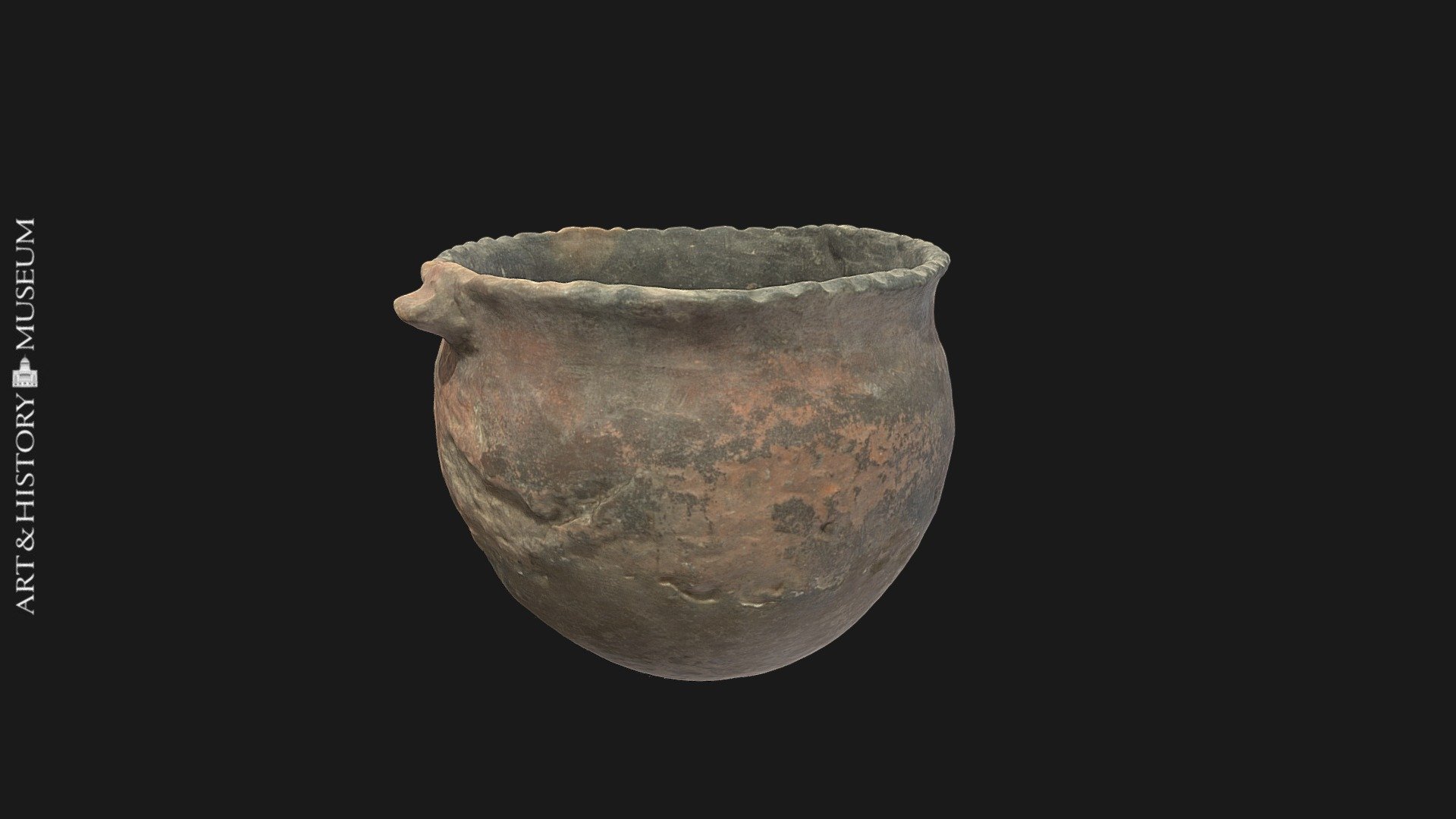 Vase with buttons and toothed rim - PG.2000.371 - Download Free 3D ...