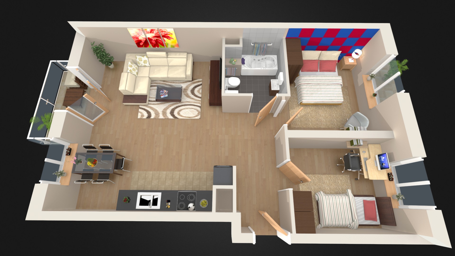 3D Premium Floorplan C10 - Download Free 3D model by Baezeni [a2475c3 ...