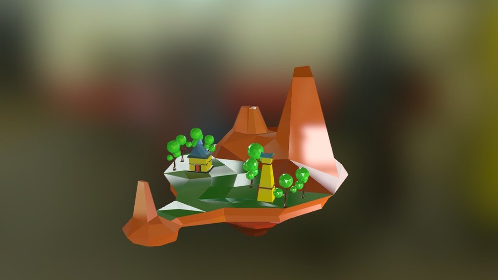 Island - Low Poly Model Final - 3D model by gcamprubi [a2481df] - Sketchfab