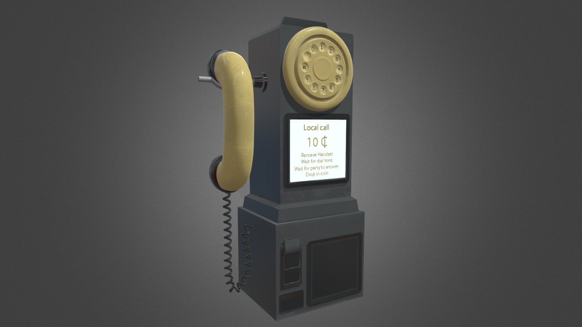 Payphone - Download Free 3D model by Gabriel Gauthier (@Gab629 ...