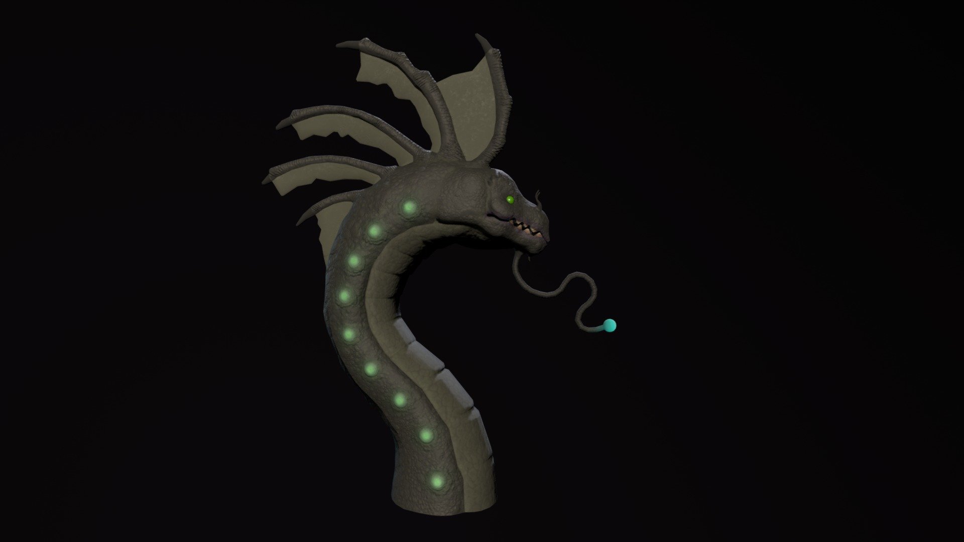Green Hydra - 3D model by Malika K (@malikak) [a249e00] - Sketchfab