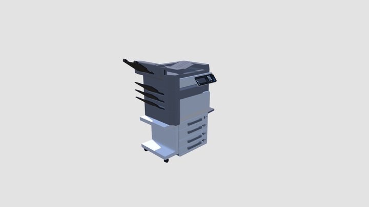 Photocopier 3D models - Sketchfab