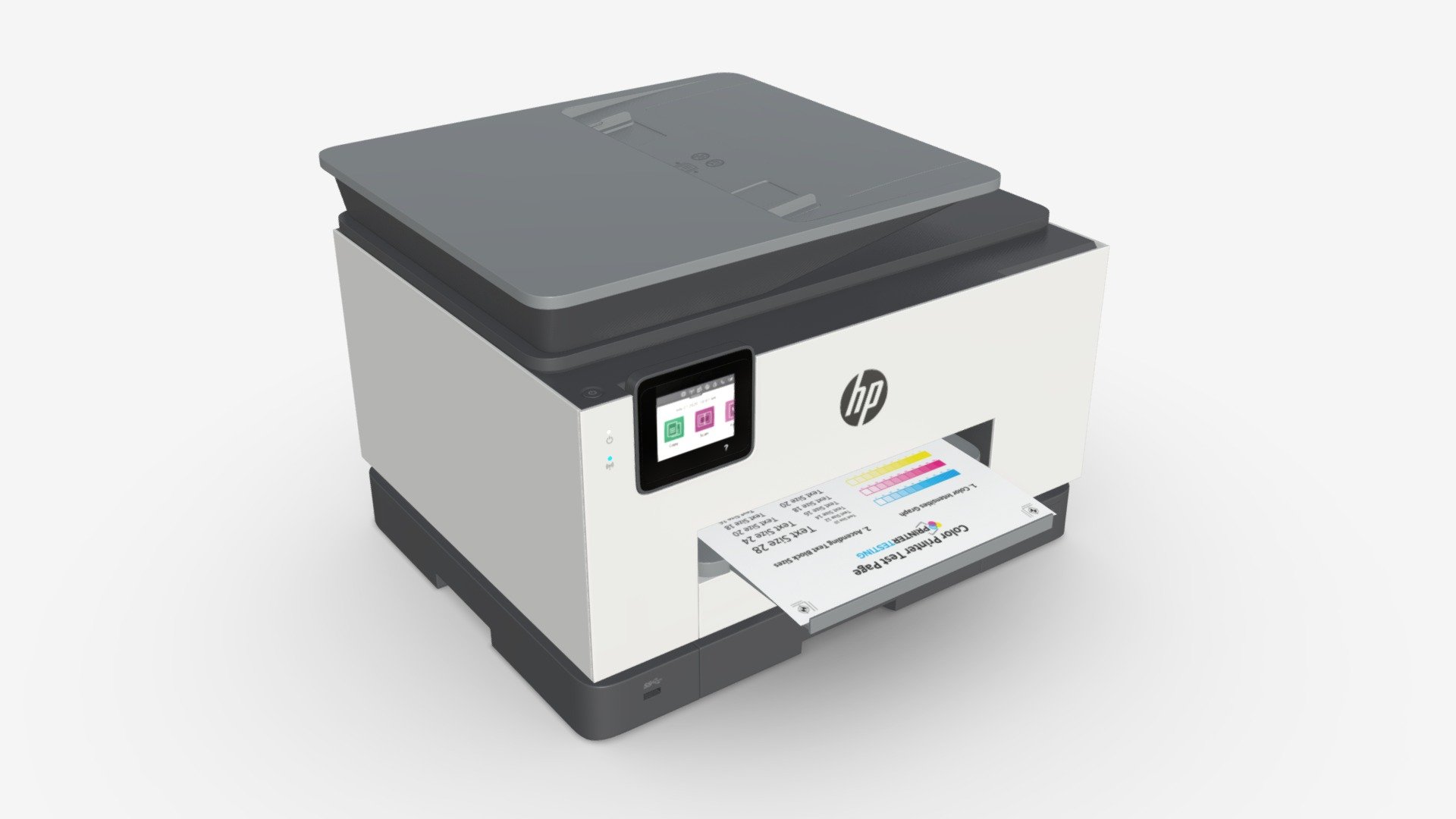 HP OfficeJet Pro 9025e All-in-One Printer - Buy Royalty Free 3D model ...
