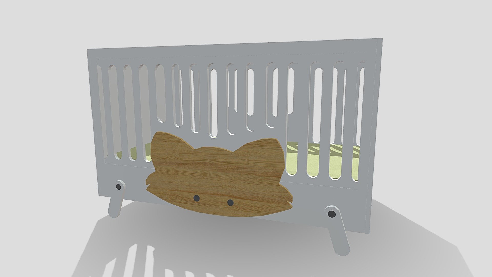 Lit bébé Fox / baby crib - Download Free 3D model by newmag2207 ...