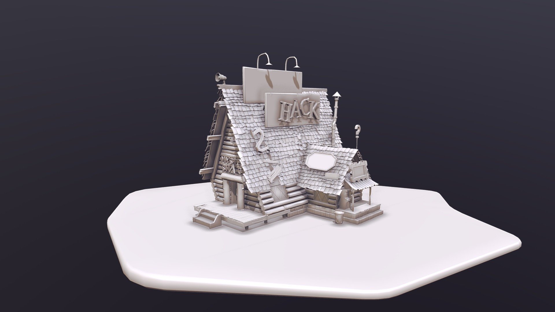 Mystery_shack - 3D model by jama_v (@Jamav) [a2501aa] - Sketchfab