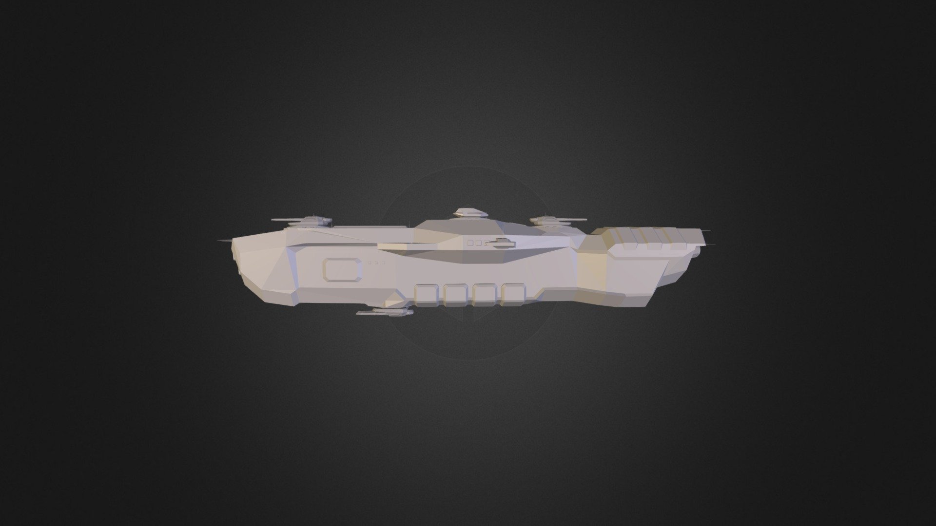 Hiigaran Advanced Destroyer - 3D model by PurpleKalamar [a251a5a ...