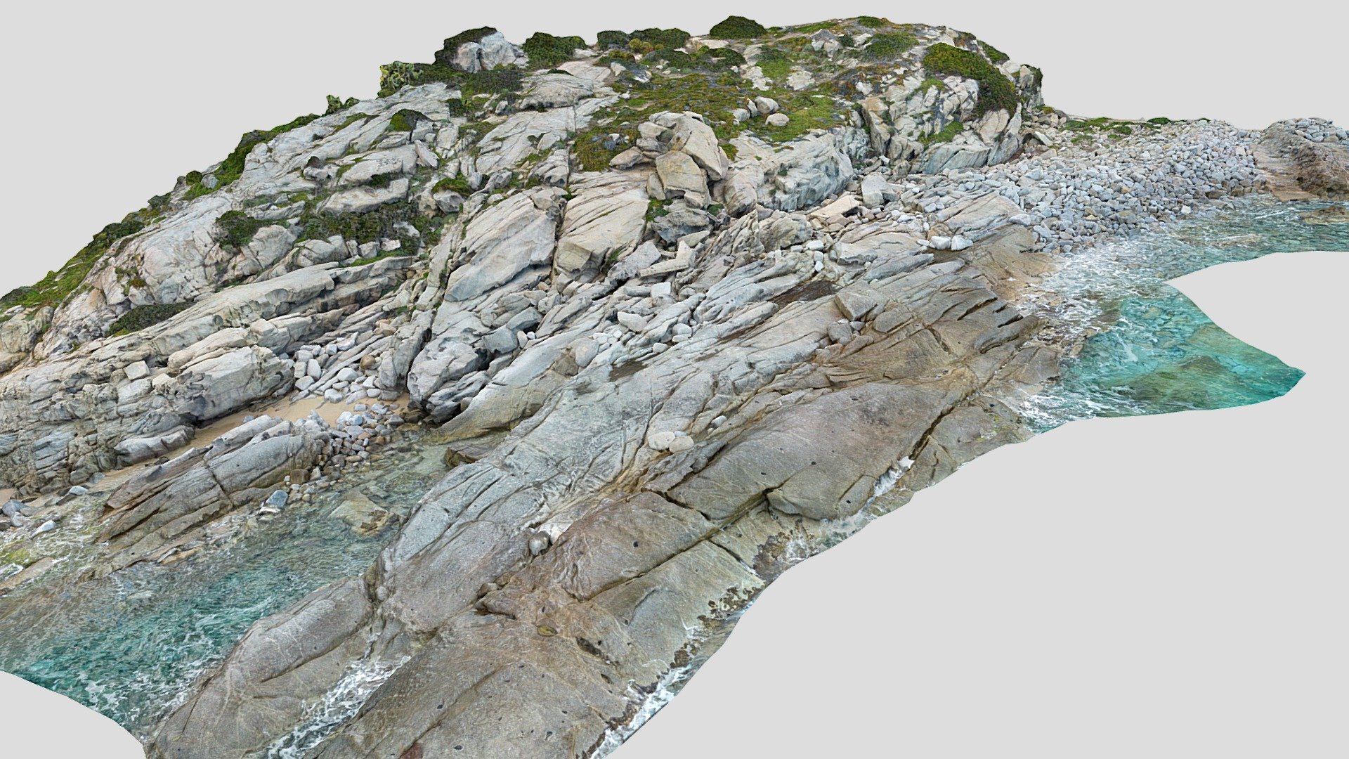 Ocean Cliff Scan 8k 026 - Buy Royalty Free 3D model by immerge [a251b04 ...