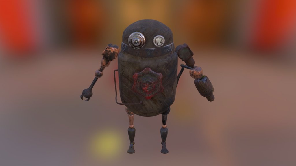 Steambot - 3D model by tokanman [a25278f] - Sketchfab