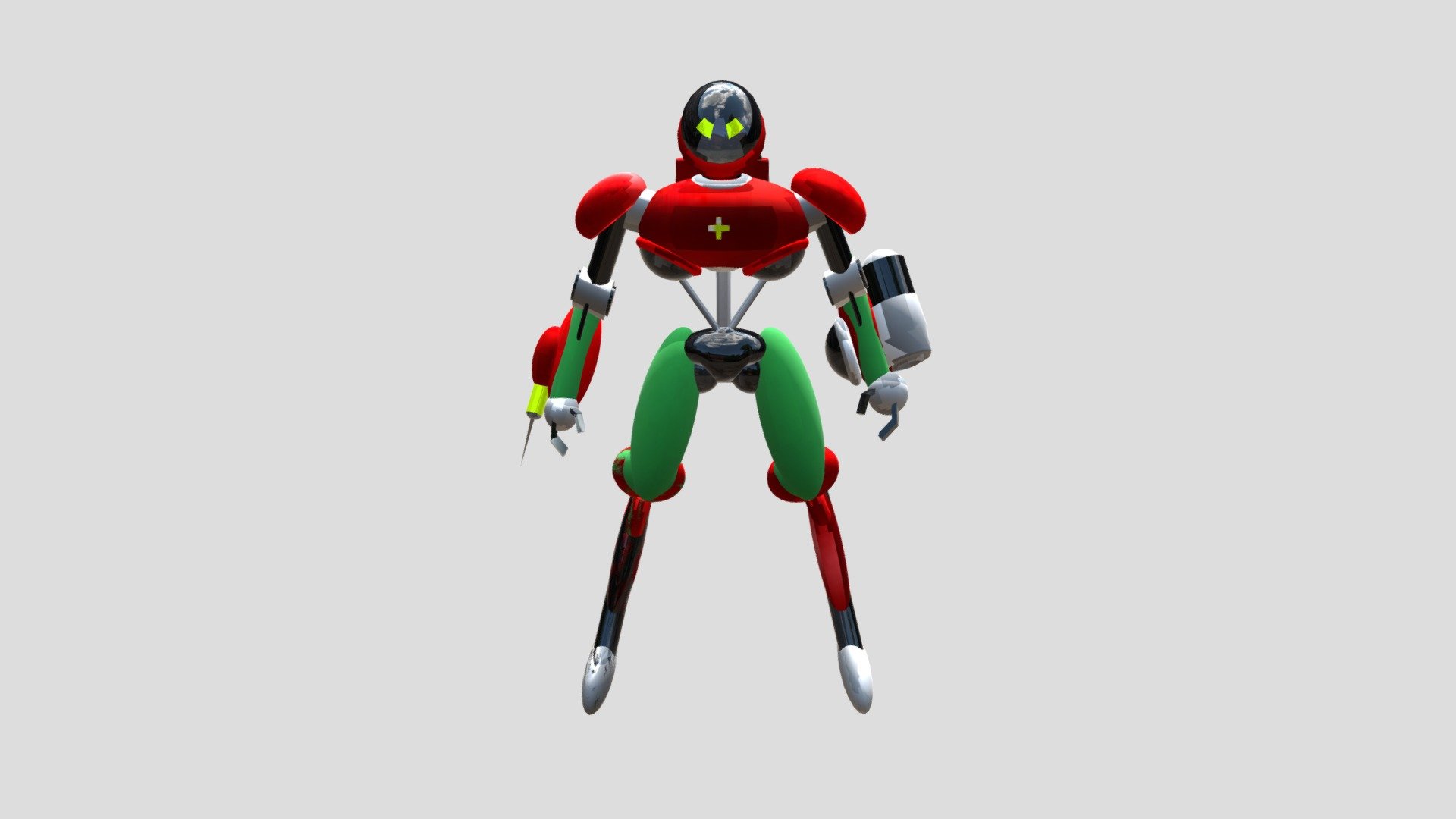Medik-Bot - 3D model by GABA_GOO69 [a252e0a] - Sketchfab