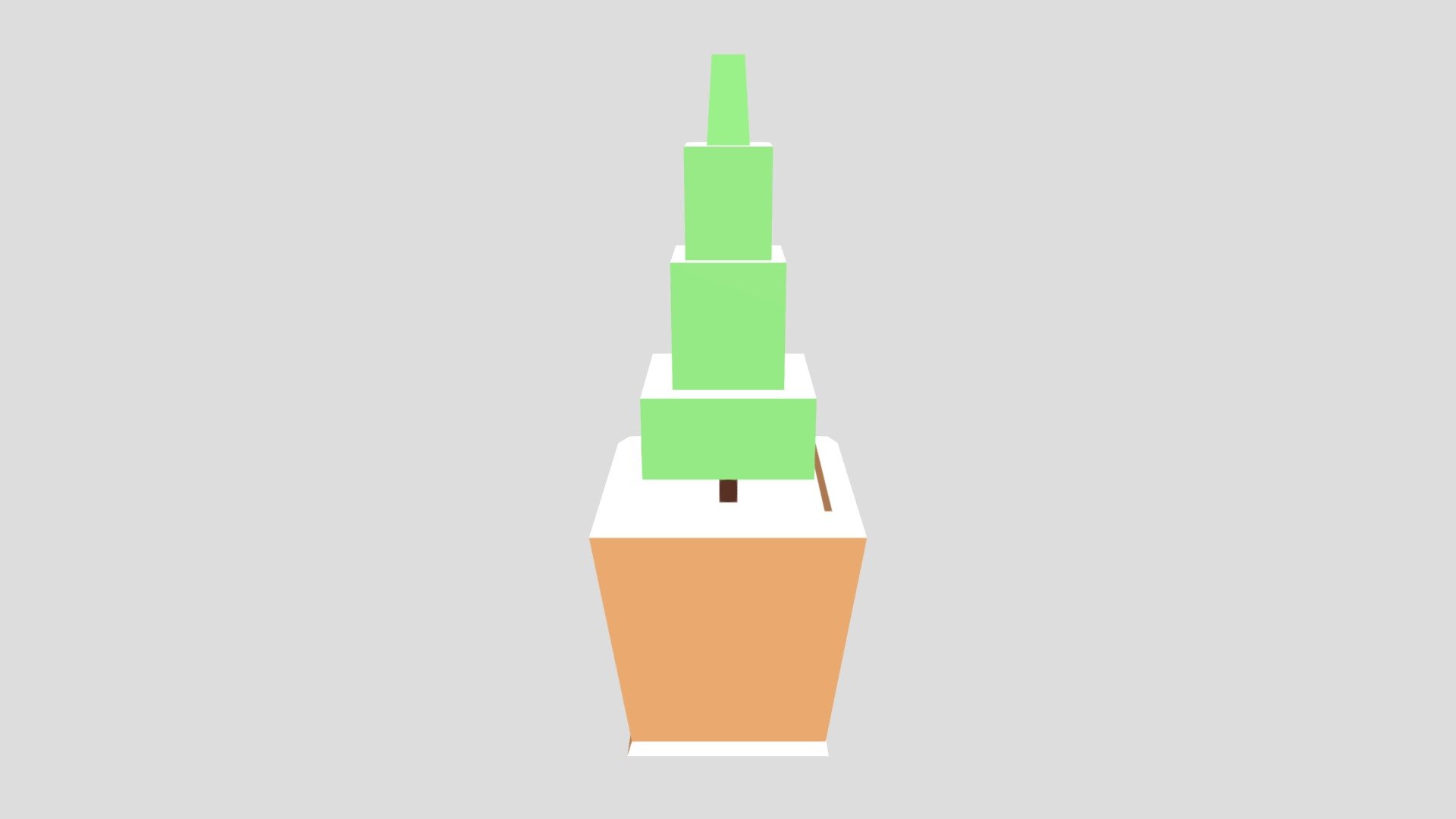 Low Poly tree in a pot - Download Free 3D model by incorruptedx ...