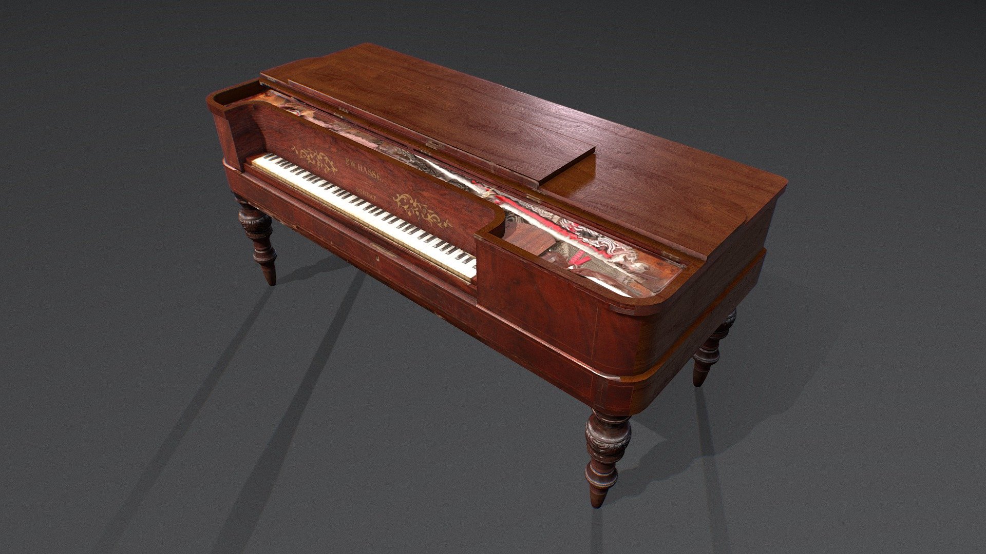 Piano - 3D model by nuf [a2554aa] - Sketchfab