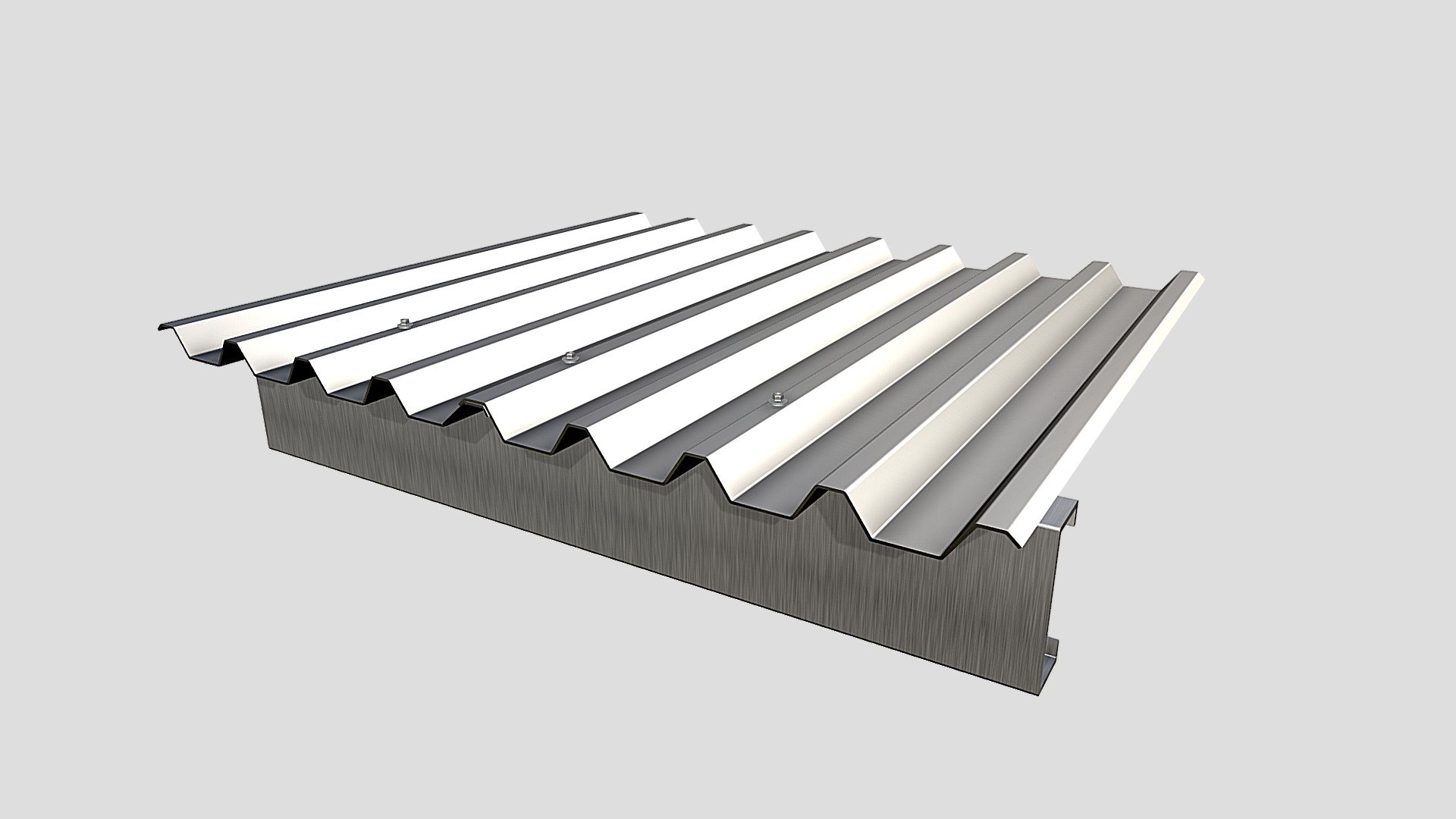 IBR Steel Roofing Sheet - Steel Application - 3D model by Engineering ...
