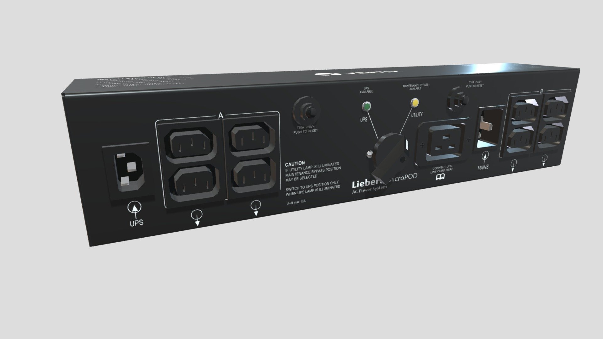 MP2-220K - 3D model by Vertiv [a25b169] - Sketchfab