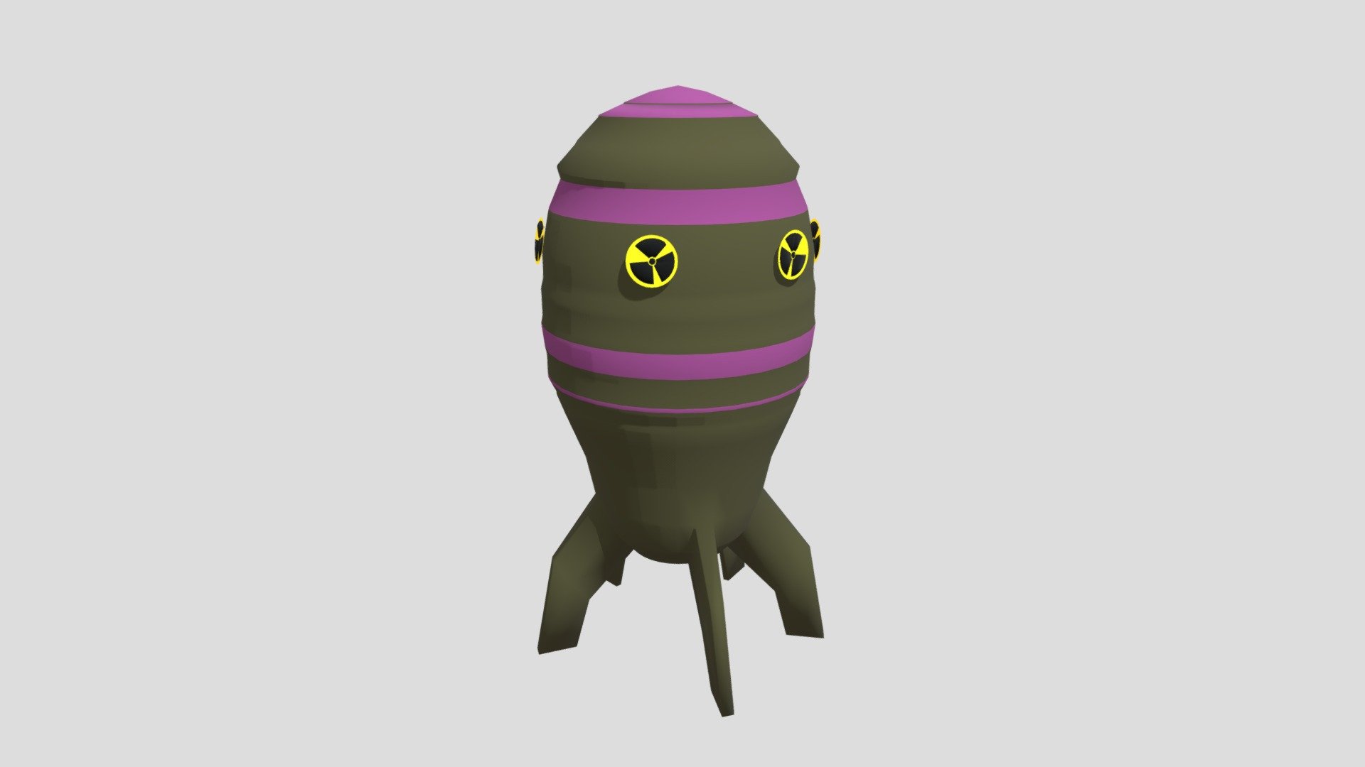 Nuclear Bomb Atom 3d free-3ds.com - Download Free 3D model by toorkhan ...