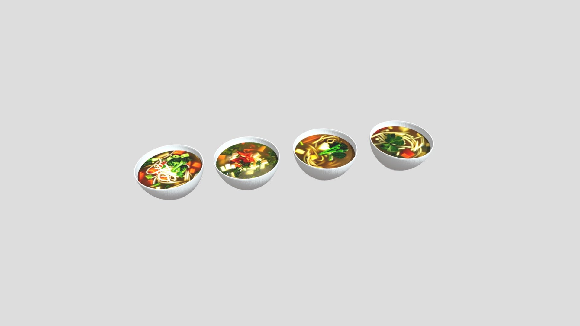 Soup Bowls_ Stl - Buy Royalty Free 3D model by Ed+ (@EDplus) [a25e32a ...