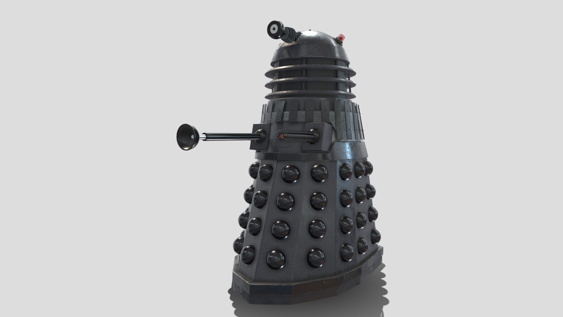 Death Zone Dalek (The five Doctor's - 1983) - 3D model by Conor Norwood ...