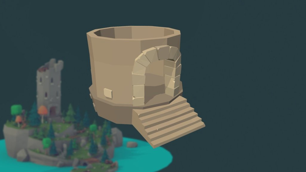 Medieval Fantasy - Tower Base - Download Free 3D model by roguenoodle ...