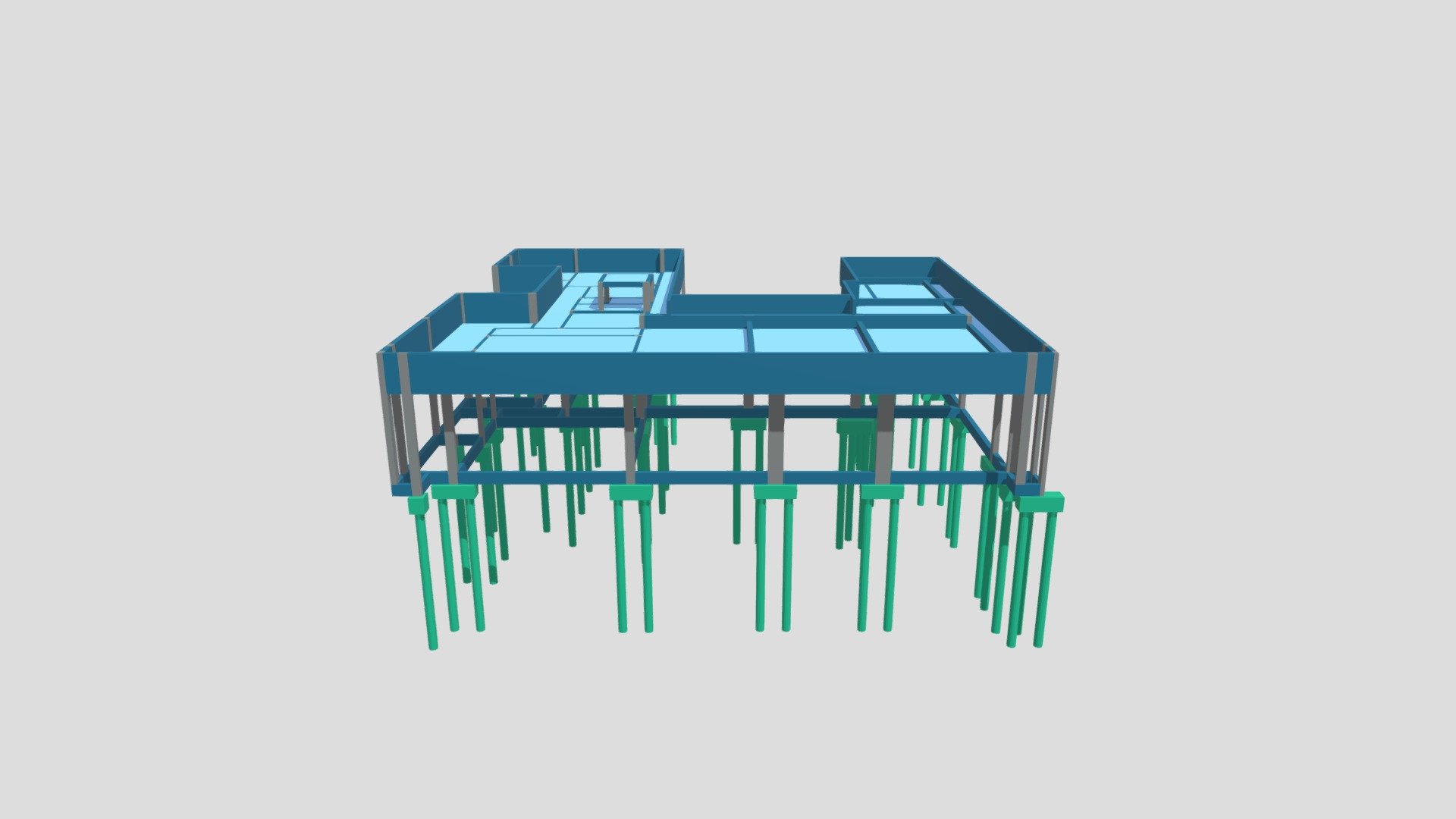 3D Estrutural Atlântida Sul S393 Q80 L19 Osório - 3D model by Base Real ...