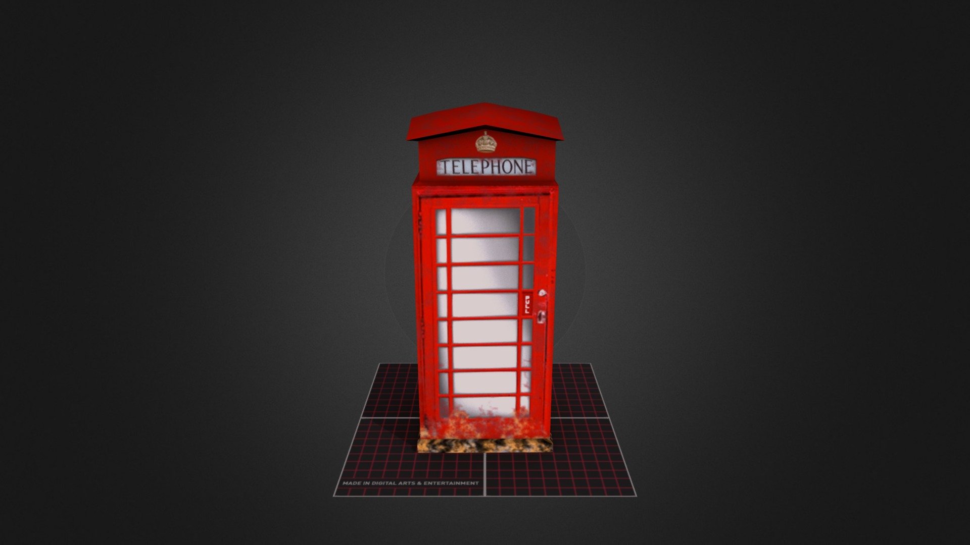 Telephone Booth - 3D model by lonarica [a262a4c] - Sketchfab