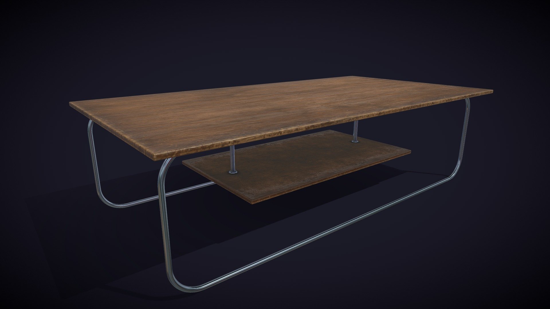Table Metal Wooden - 8MB - Download Free 3D model by Mehdi Shahsavan ...