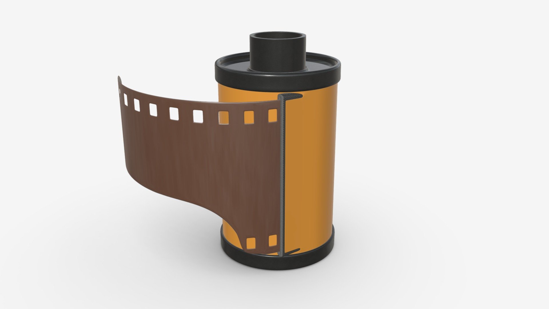 Photographic film with cassette - Buy Royalty Free 3D model by HQ3DMOD ...
