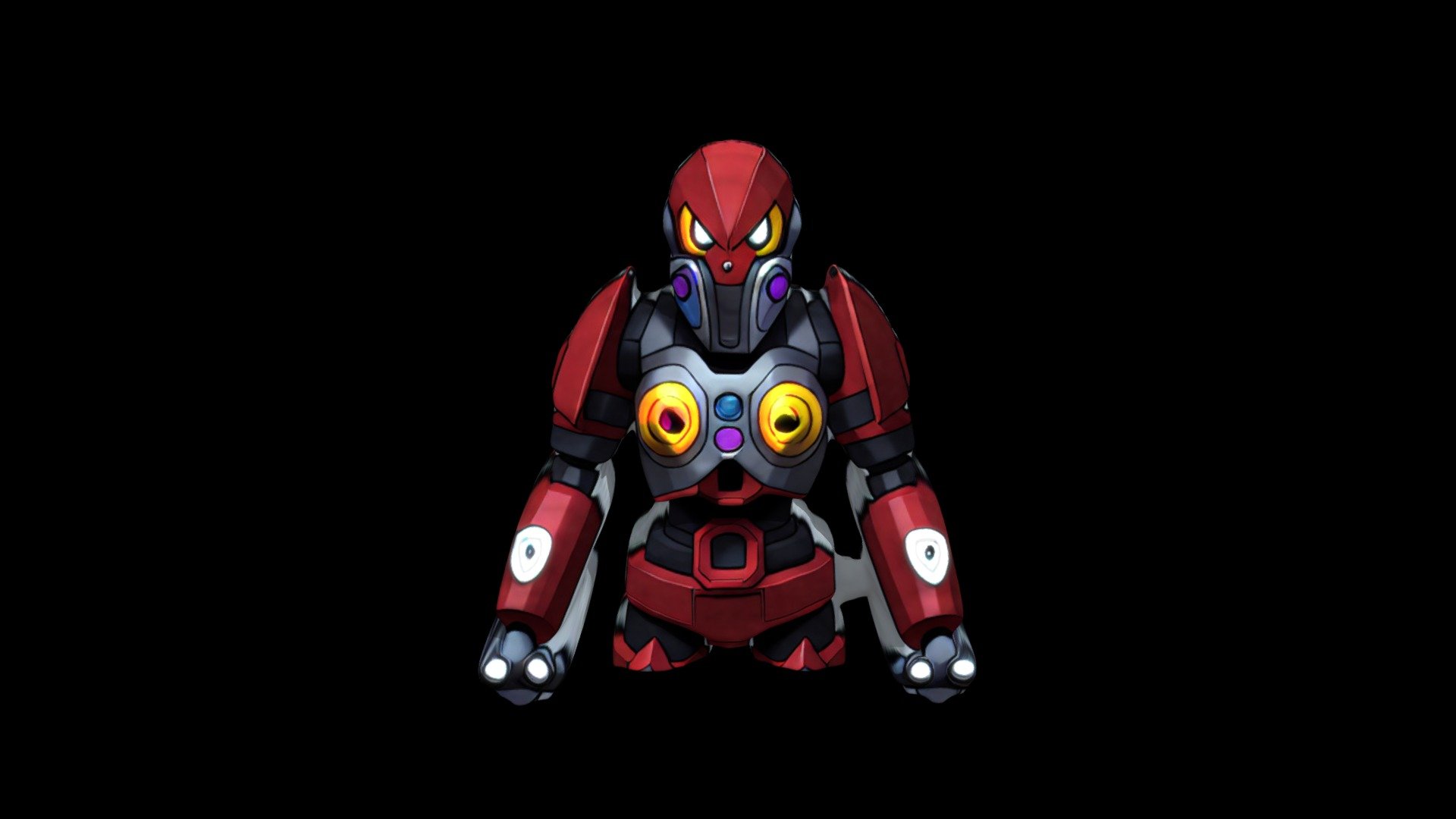 Helmet Mask Robot Cartoon 1906 - Download Free 3D model by klrxyz ...