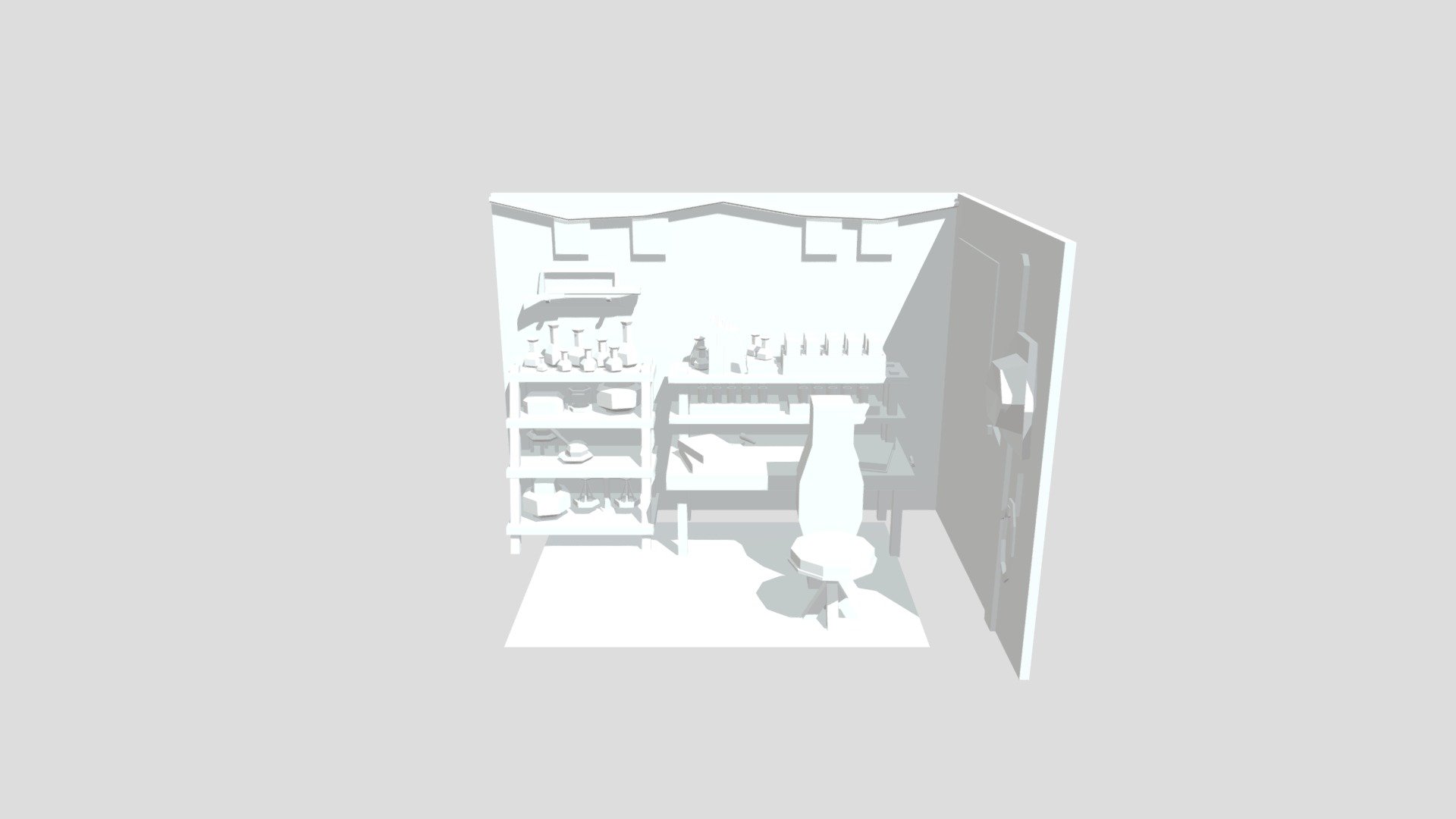 Alchemist's Lab - 3D model by eternitylynnae [a267059] - Sketchfab