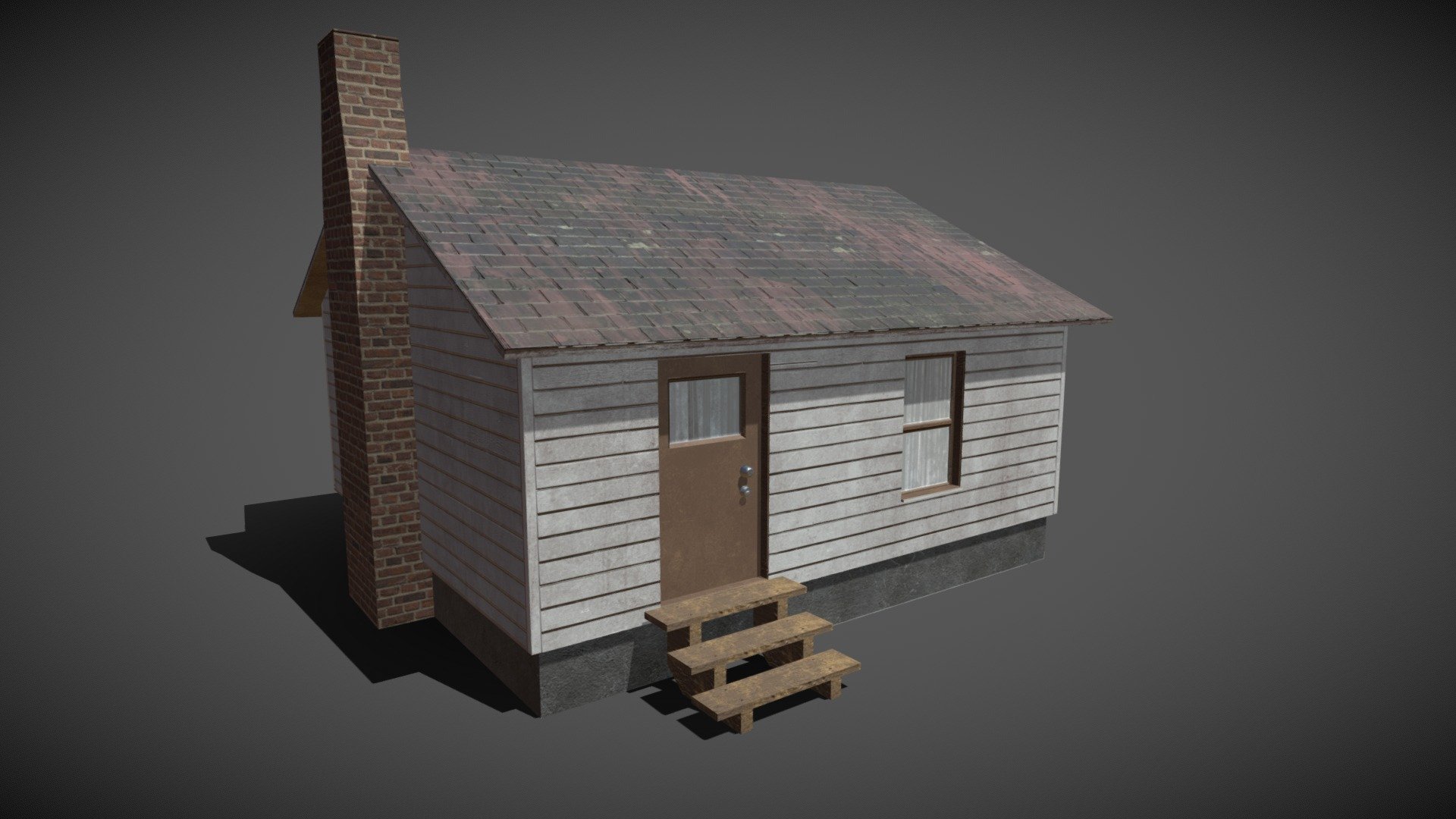 Low-Poly House - 3D model by chanse [a2670f3] - Sketchfab