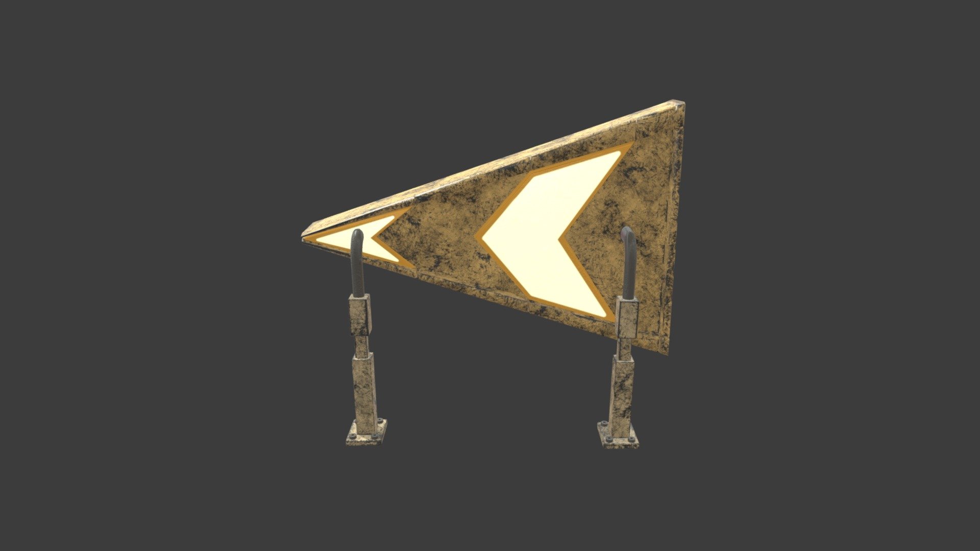 Lower Arrow Sign - Racing Game - 3D model by Em_Wrig18 [a269b7e ...