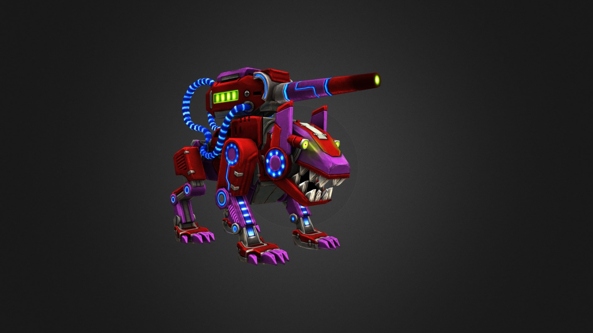 knight_dog_shooter - 3D model by CC (@ccsf) [a269e44] - Sketchfab