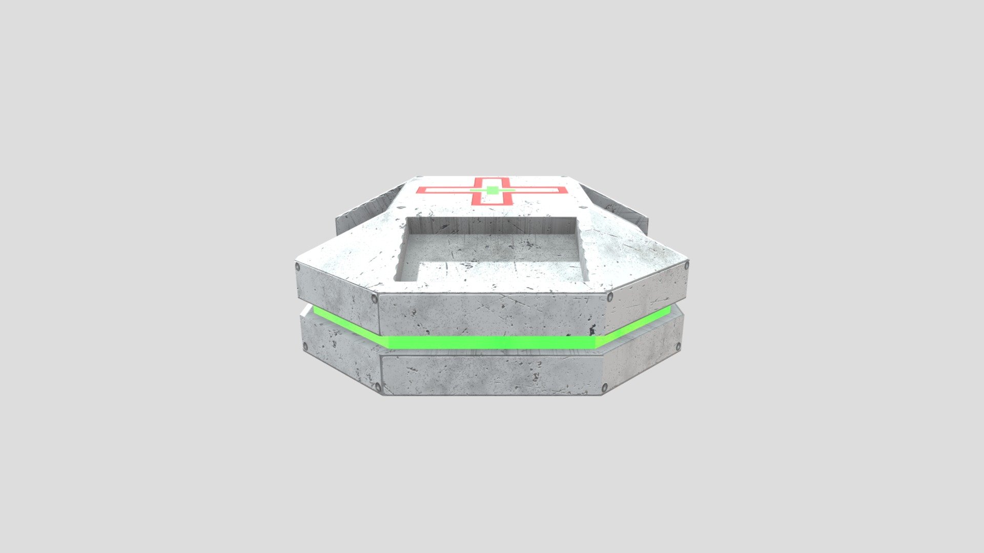 Health Pack - 3D model by jeamesjohnson [a26d235] - Sketchfab