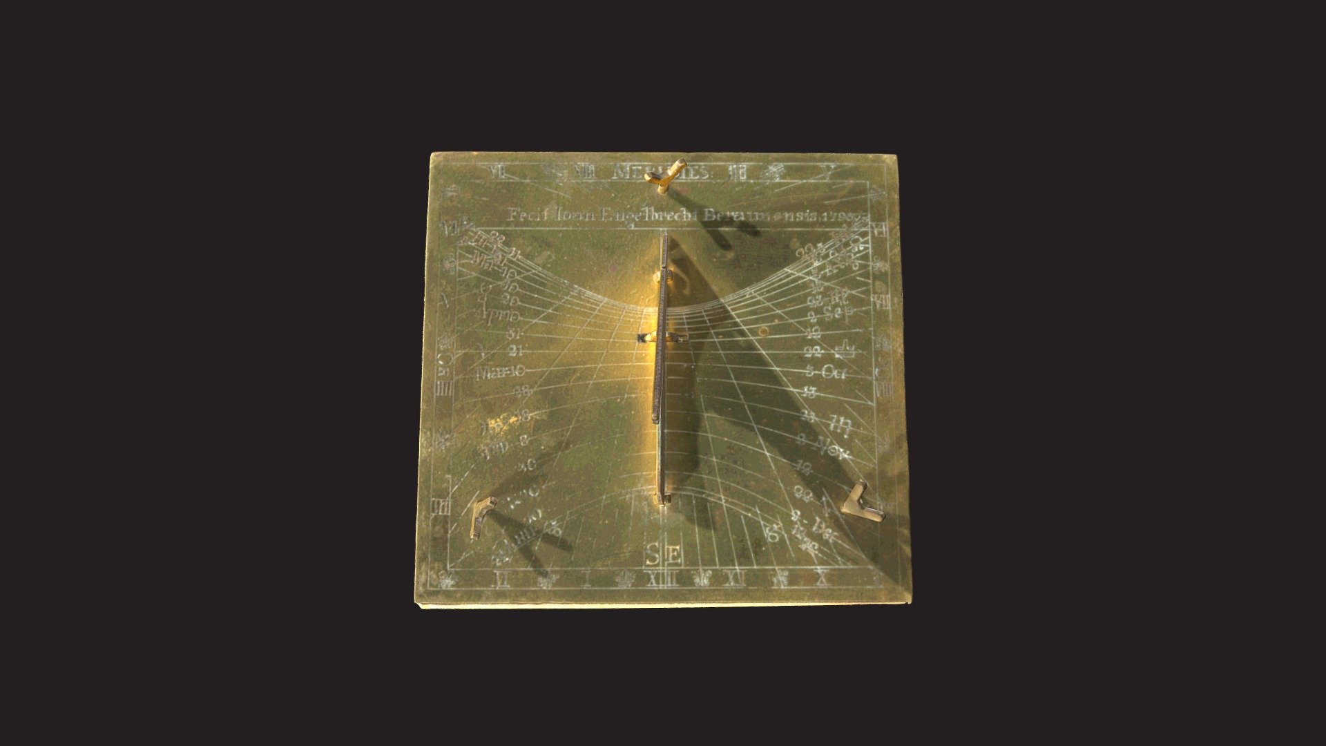 Brass Flat Sundial - 3D model by Cleveland Museum of Natural History ...