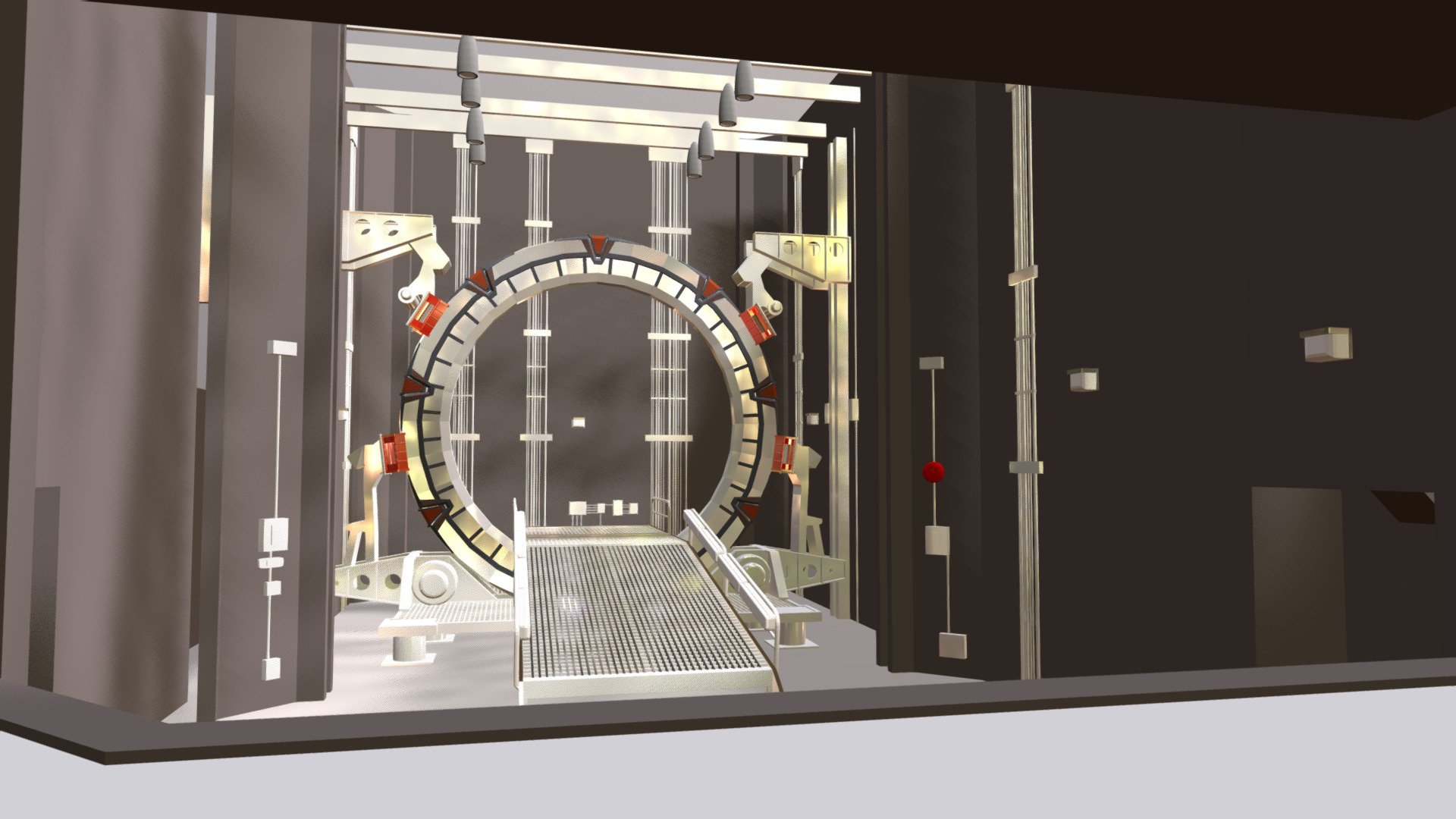 Stargate SGC Set Stage - Buy Royalty Free 3D model by Christopher.Krohn ...