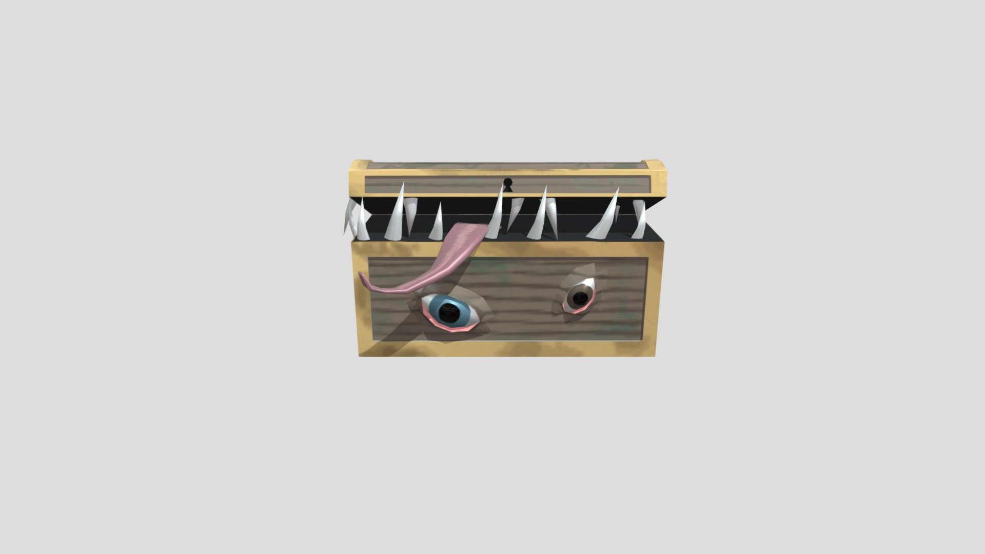 Cursed dungeon's chest - Download Free 3D model by Donas (@donascegis ...