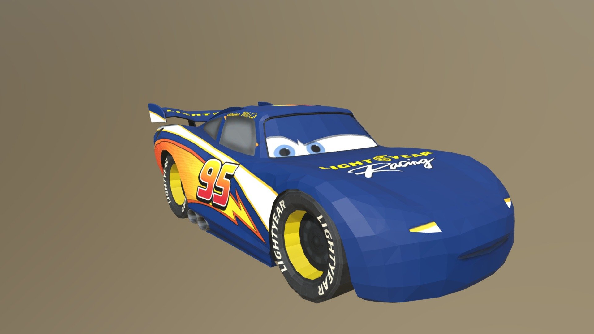 Lightyear Lightning McQueen Cars 2 on pc - 3D model by Bridget Goins ...