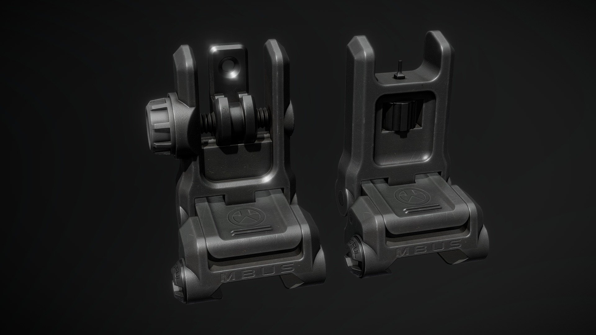 Magpul MBUS Sights GEN3 - Download Free 3D model by xylvnking [a27302d ...