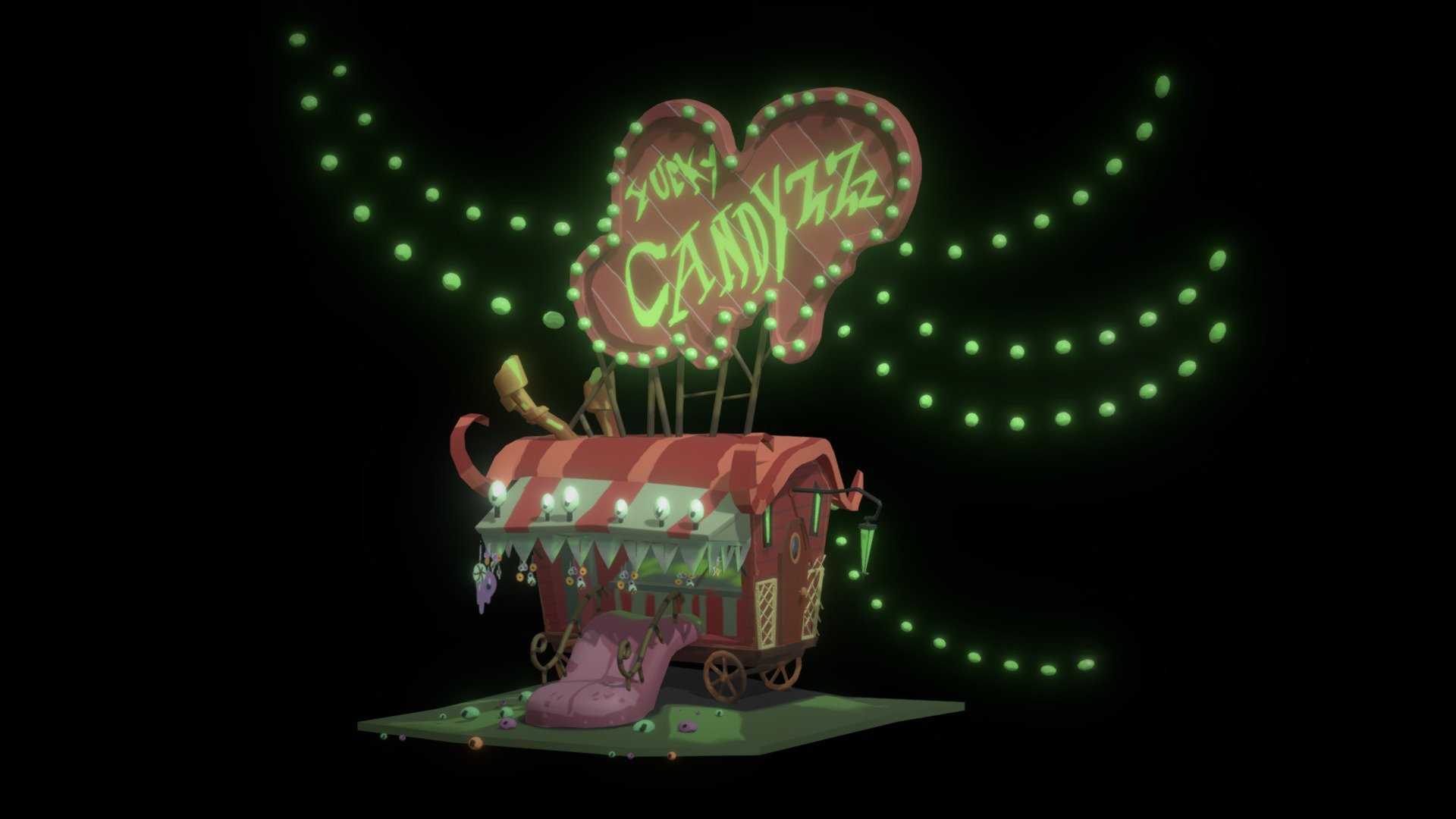 Hell Circus - Candy Shop - 3D model by Clara Martins Da Silva ...