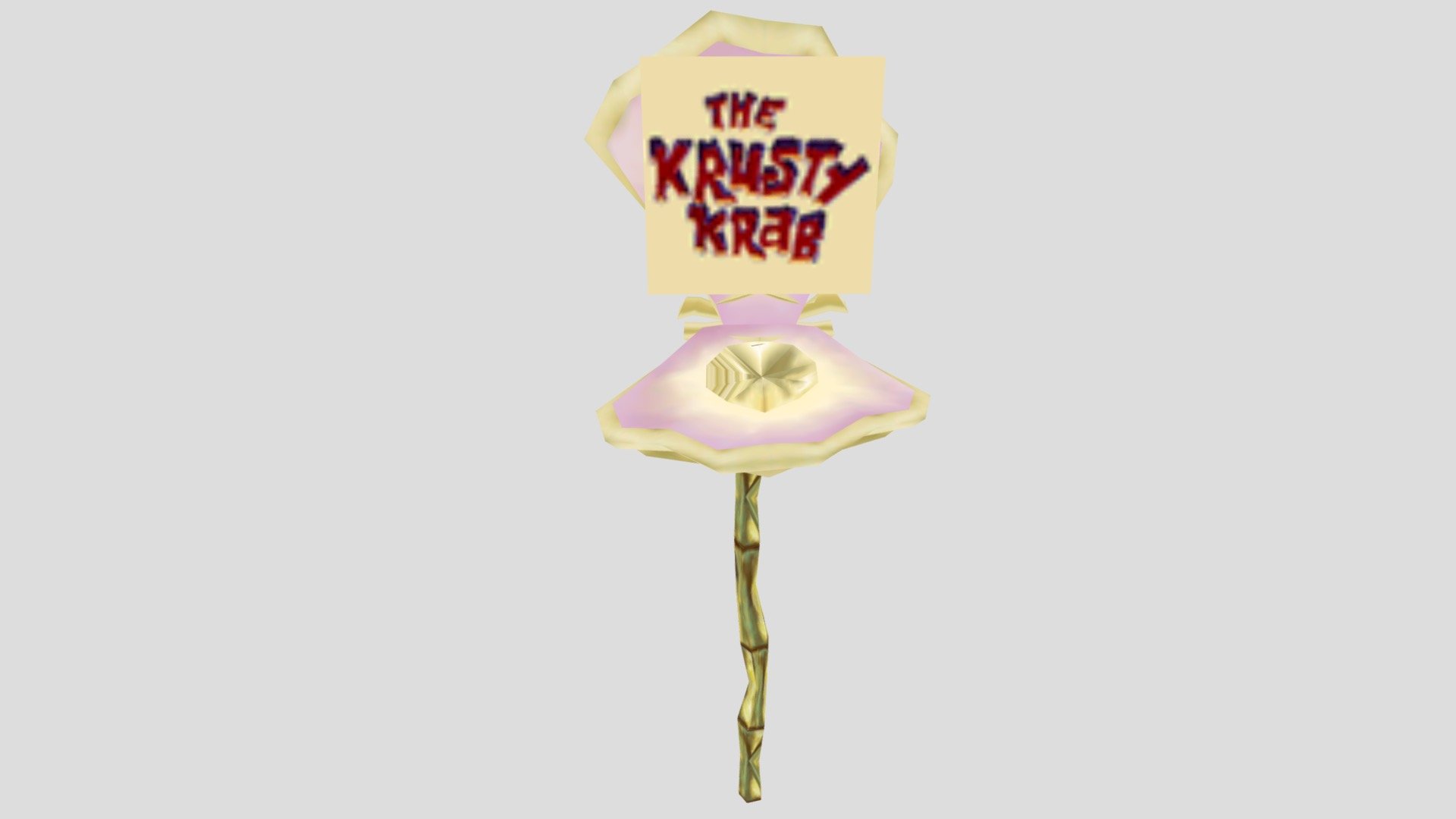 GameCube-Krusty Krab Sign - Download Free 3D model by Sajin Mickey ...