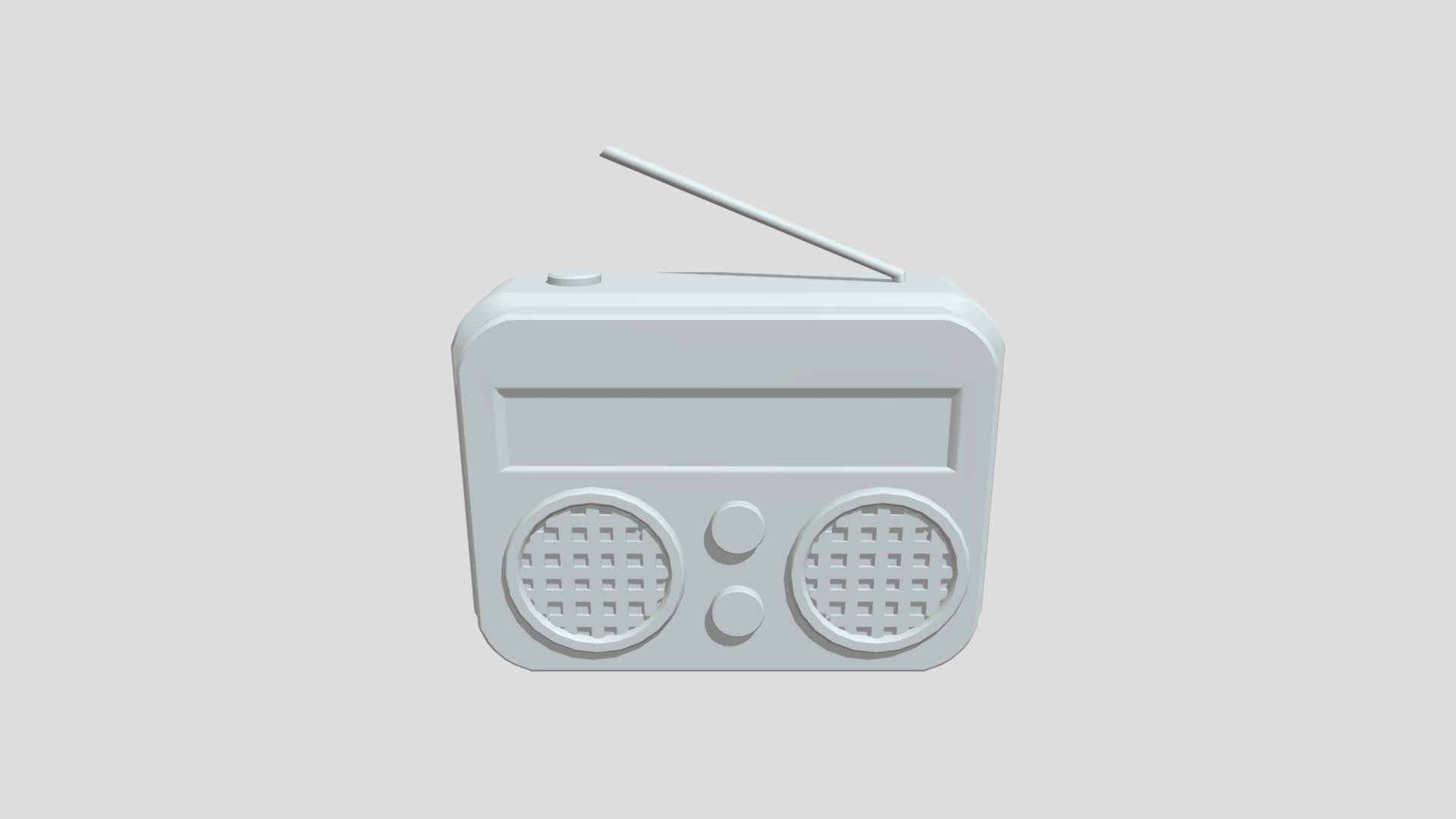 Radio - 3D model by nicolasburns98 [a2769ef] - Sketchfab