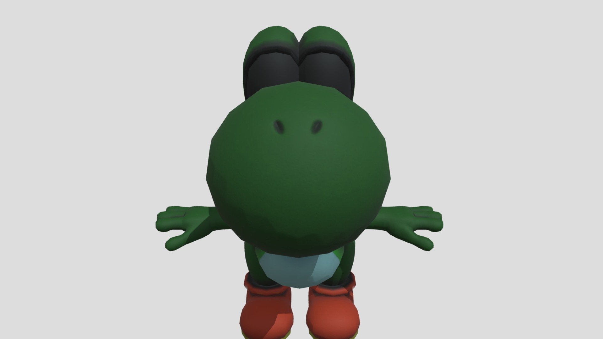 Yoshi (THIS ONE WILL GIVE ME NIGHTMARES) - Download Free 3D model by ...
