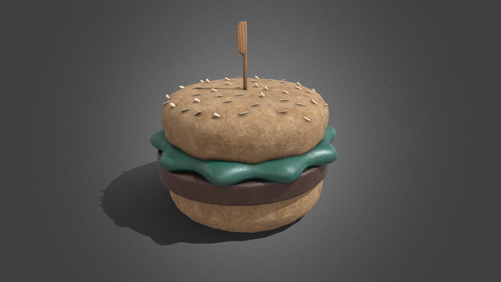 Hamburger - 3D model by Aidan Brown (@aidbro) [a278c94] - Sketchfab
