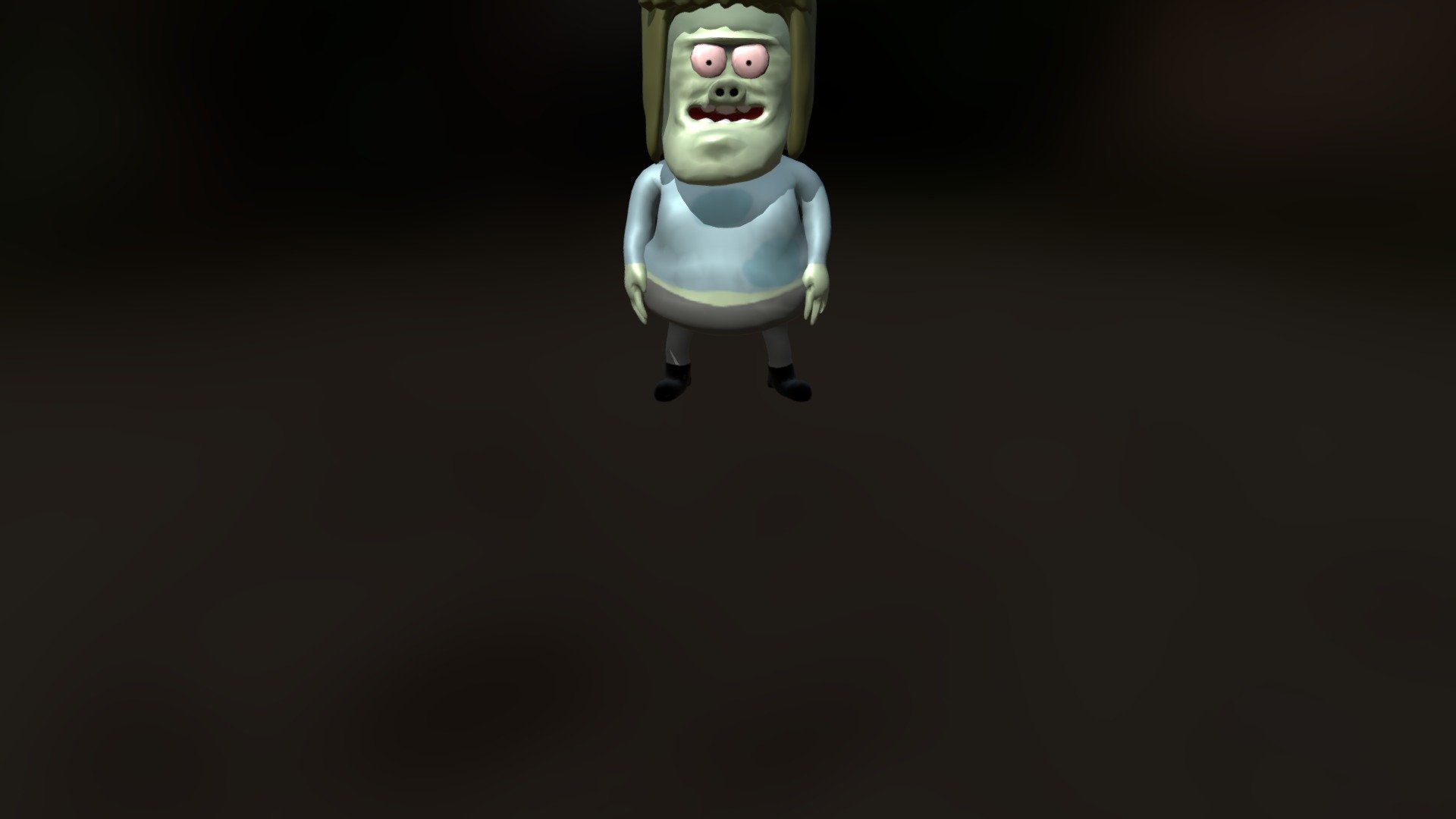 Regular show-Mitch - 3D model by eery [a279cee] - Sketchfab