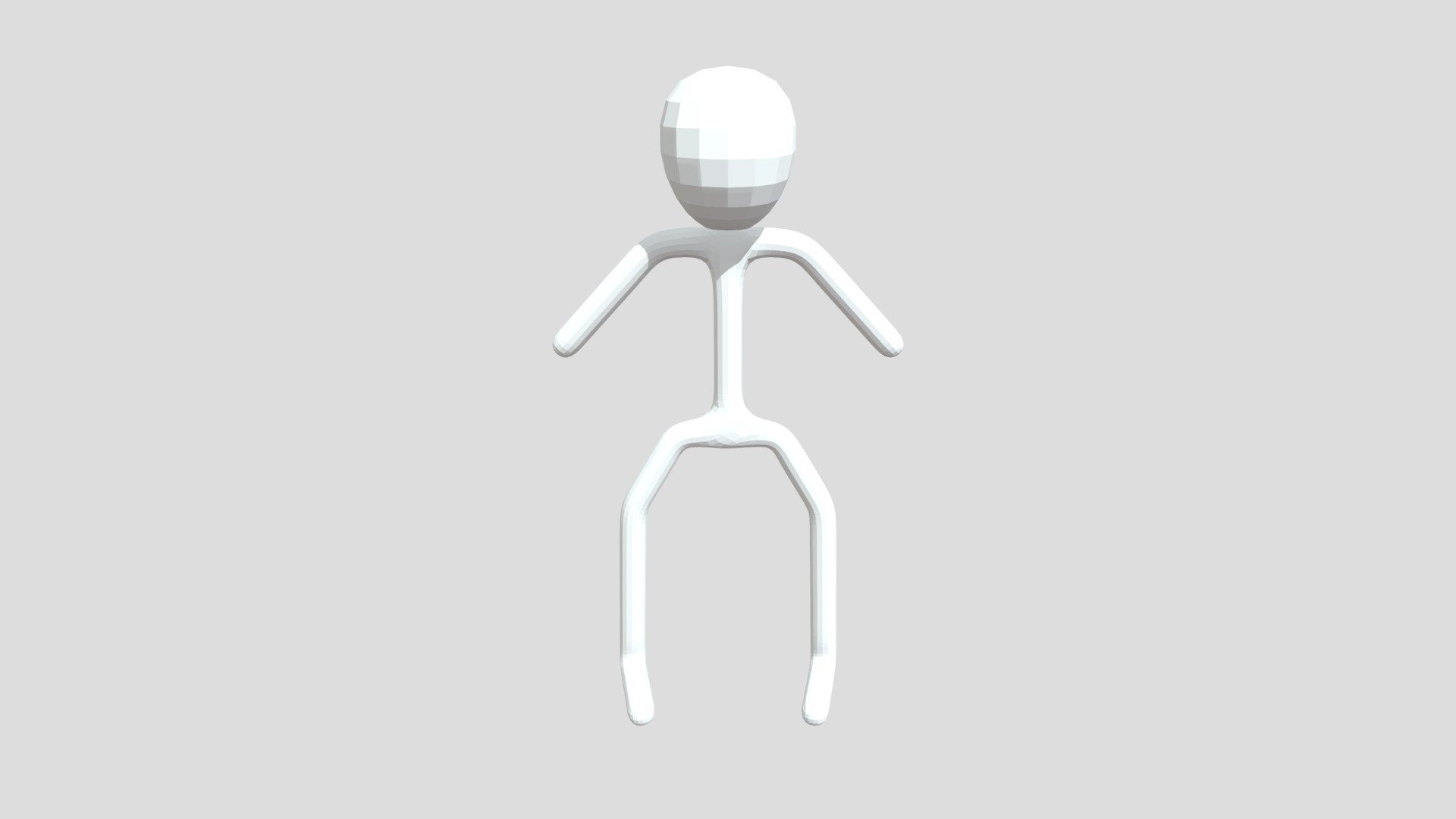 Basic character structure (NOT RIGGED YET) - Download Free 3D model by ...
