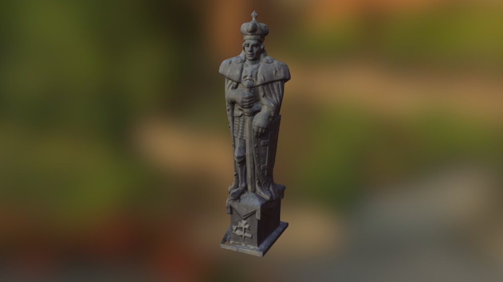 Vytauto paminklas Veliuonoje - 3D model by TerraModus [a27b245] - Sketchfab