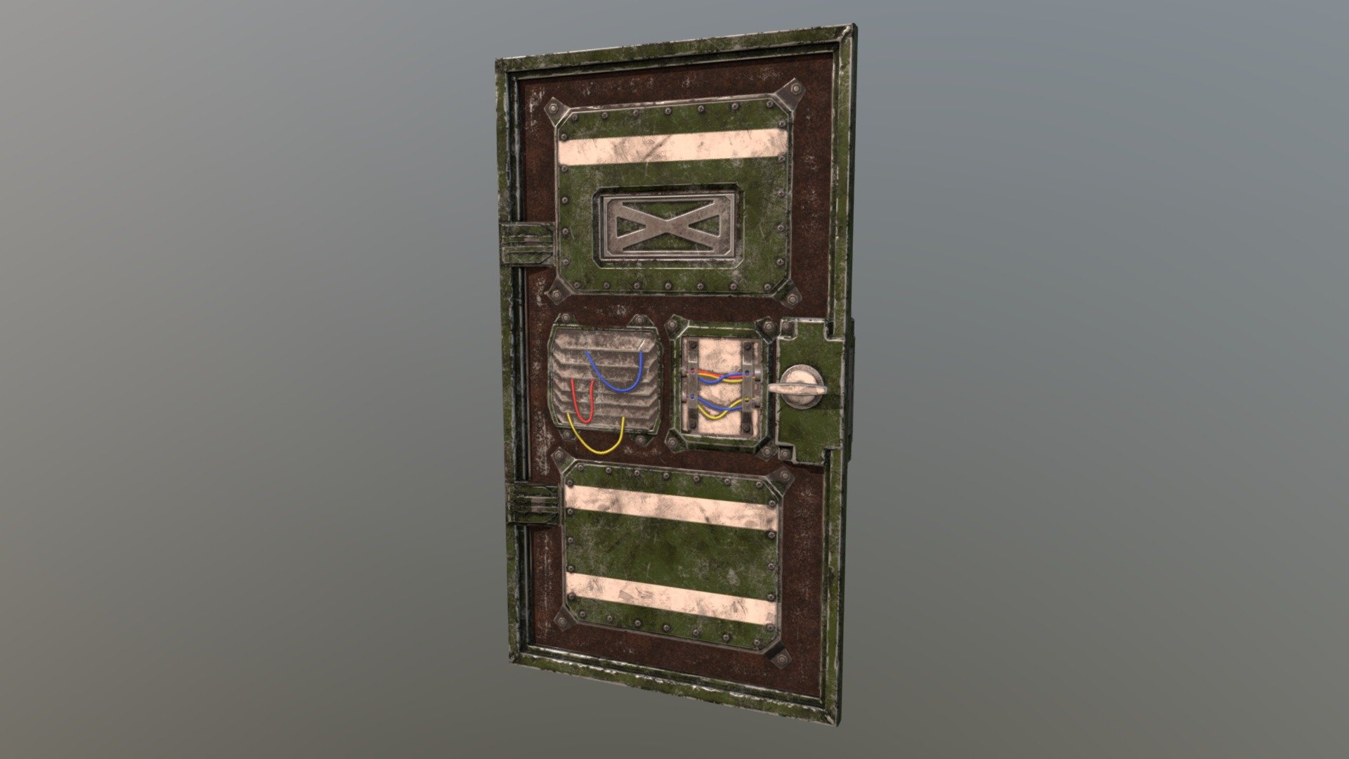 Electronic Lock Door - 3D model by Brajkula (@brajkovic.94) [a27db00 ...